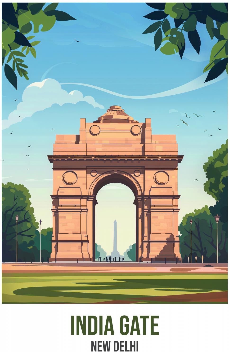 Zakito Posters Plakat 40X60Cm India Gate New Delhi - Opinie i ...