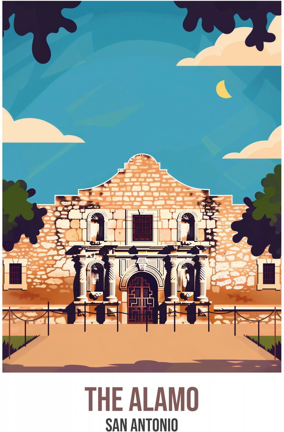 Zakito Posters Plakat 30X45Cm The Alamo San Antonio - Opinie i ...
