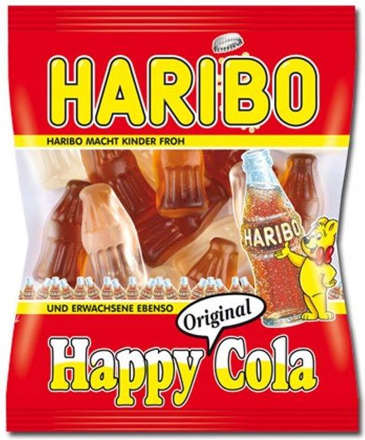 Haribo Mini Żelki Minis Happy Cola Smak Coli Woreczek 10g - Ceny i ...
