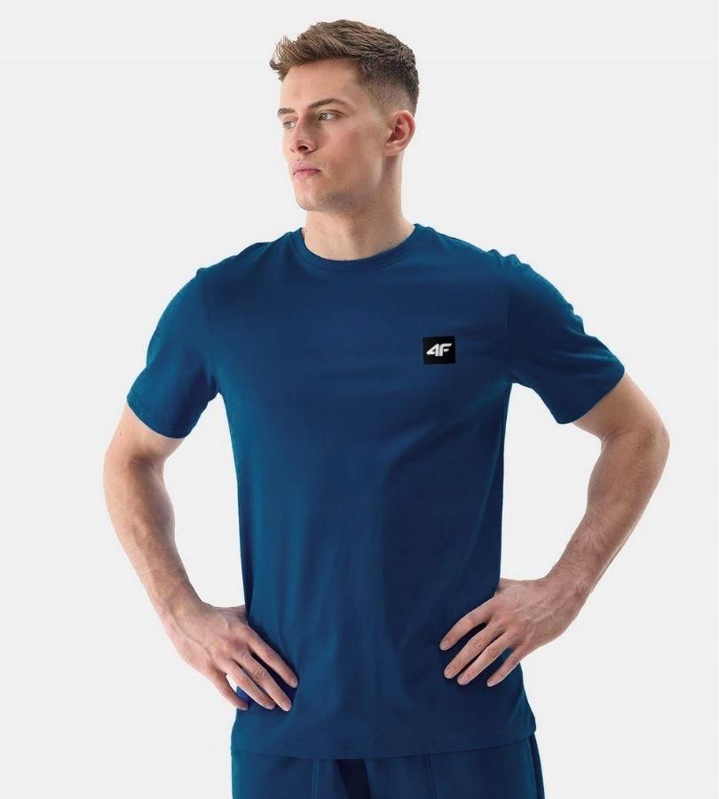 Koszulka Męska 4F T-shirt Podkoszulek Bluzka Sportowa Na Co Dzień ...