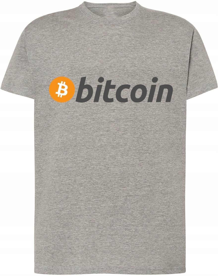 Bitcoin T-shirt Męski Logo Nadruk Rozm.XXL - Ceny i opinie - Ceneo.pl
