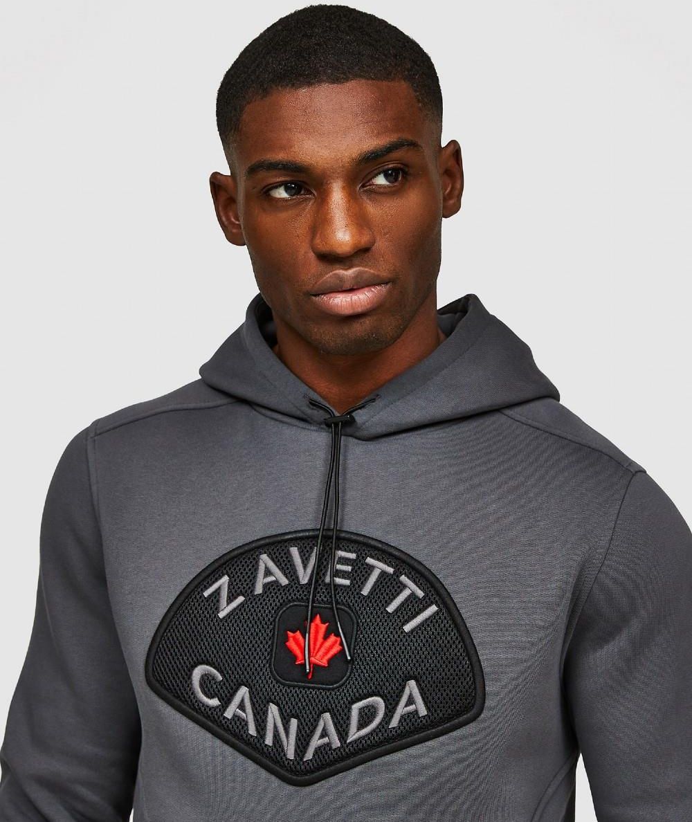 Zavetti Canada oqr kapturem szara z logo bluza haft M Xtr - Ceny i ...