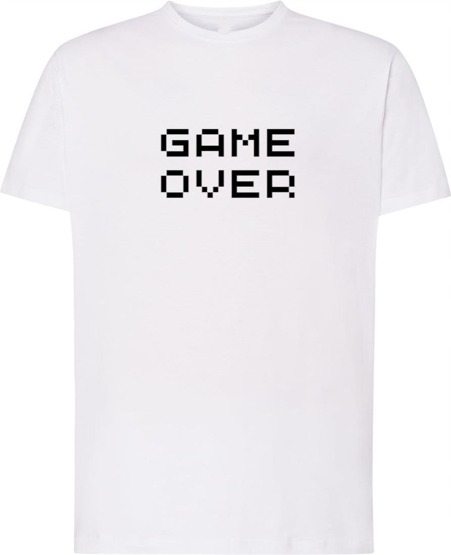T-Shirt napis nadruk Game Over Rozm.XS - Ceny i opinie - Ceneo.pl