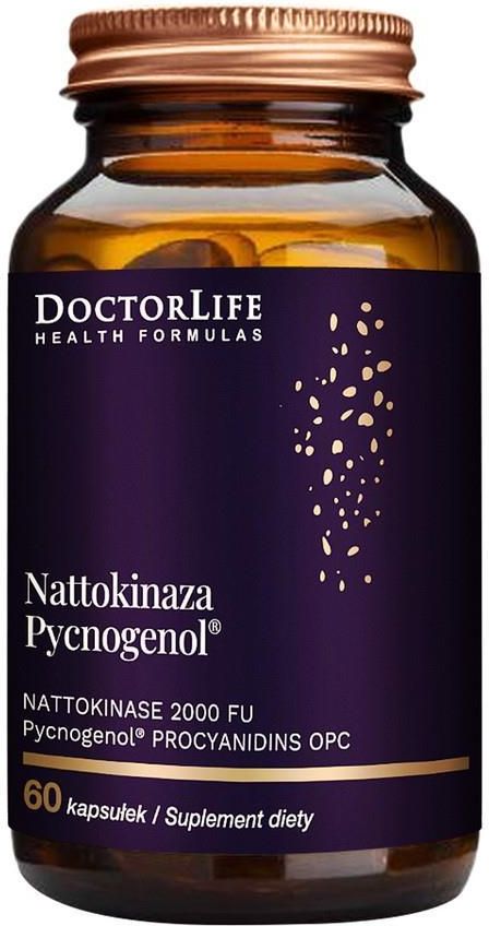 Doctor Life Nattokinase 2000 Fu Pycnogenol Procyanidins Opc 60kaps - Opinie i ceny na Ceneo.pl
