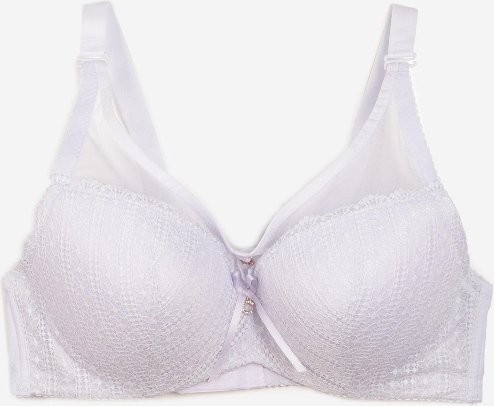 Born2Be Biały Biustonosz damski 80D Full Cup - Ceny i opinie - Ceneo.pl