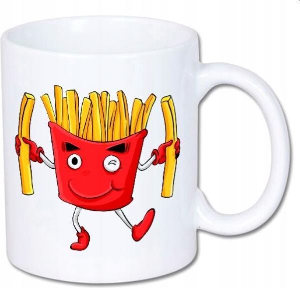 Jetjet Kubek Ceramiczny Kolory Hd+ Fast Food Frytki Chips - Opinie i atrakcyjne ceny na Ceneo.pl