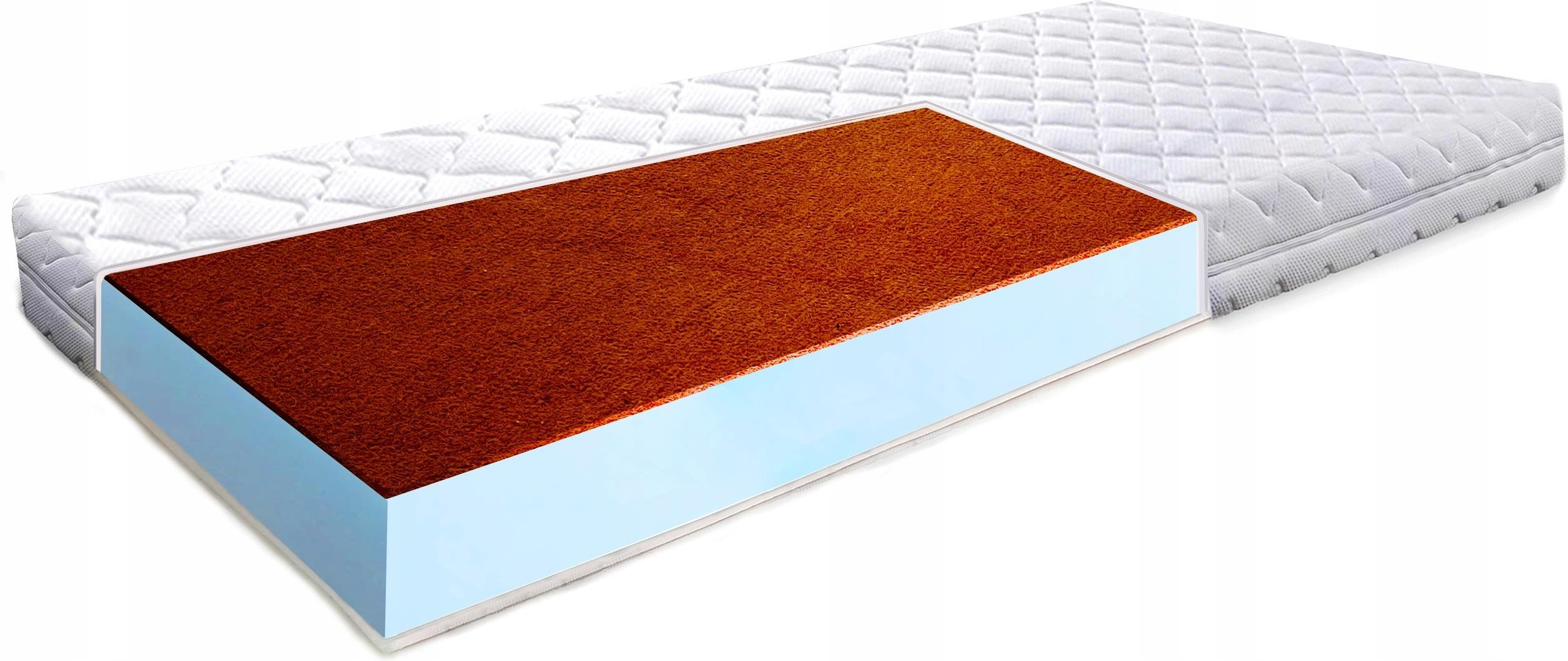 Materac Euromattress Dziecięcy Materac 80X190 Premium Z Kokosem Twardy ...