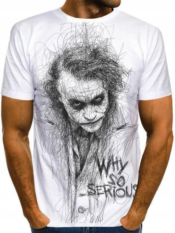 Męska Koszulka T-shirt Joker Why So Serious? XL - Ceny i opinie - Ceneo.pl