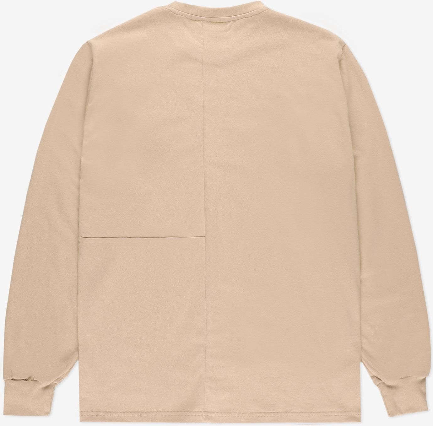 Męska beżowa koszulka z długim rękawem longsleeve Prosto Traxle XXL ...