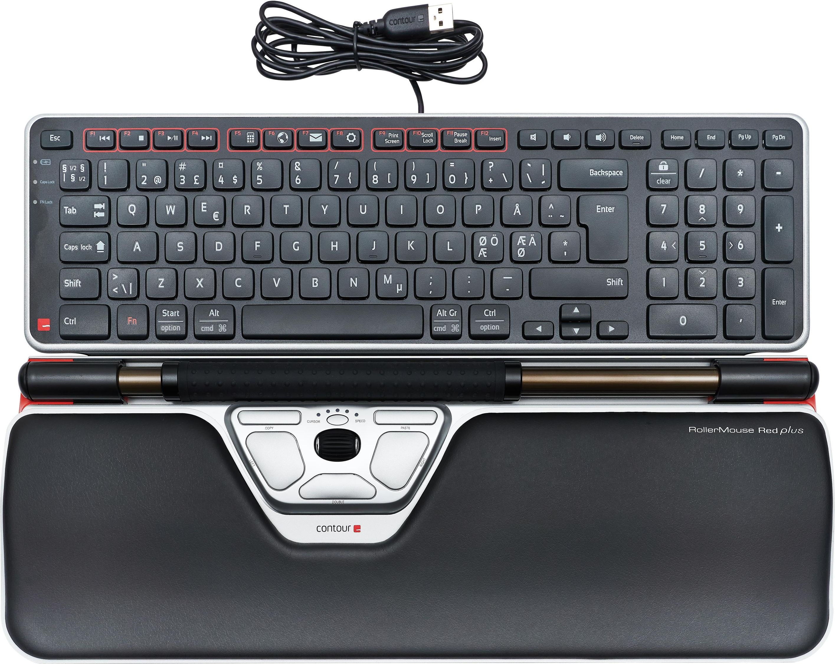 Klawiatura Contour RollerMouse Red Plus (RMREDPLUSWIREDB) - Opinie i ...