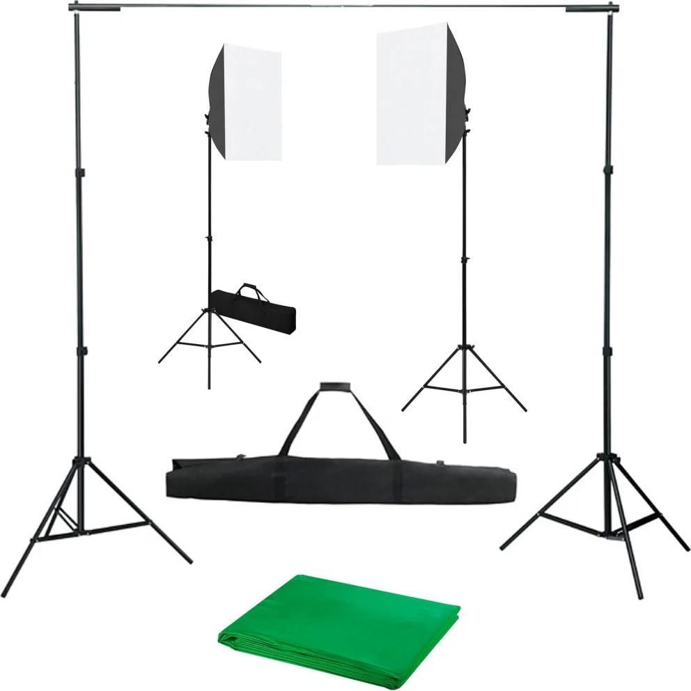 Zakito Zestaw studyjny: Softbox 40x60 cm, Tło 500x300 cm, Kolor ...