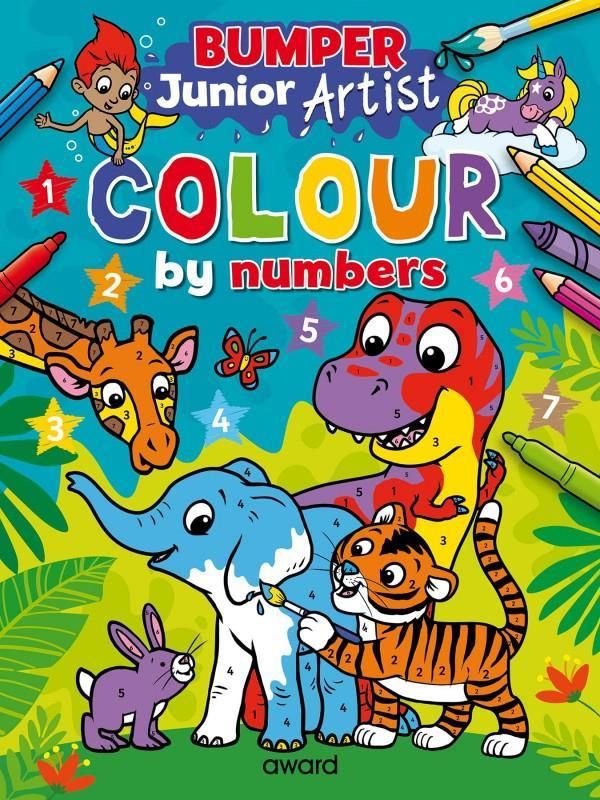 Junior Artist Bumper Colour By Numbers (Bumper Colouring Books ...