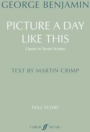 Picture a Day Like This (full score) - George Benjamin - Literatura obcojęzyczna - Ceny i opinie ...