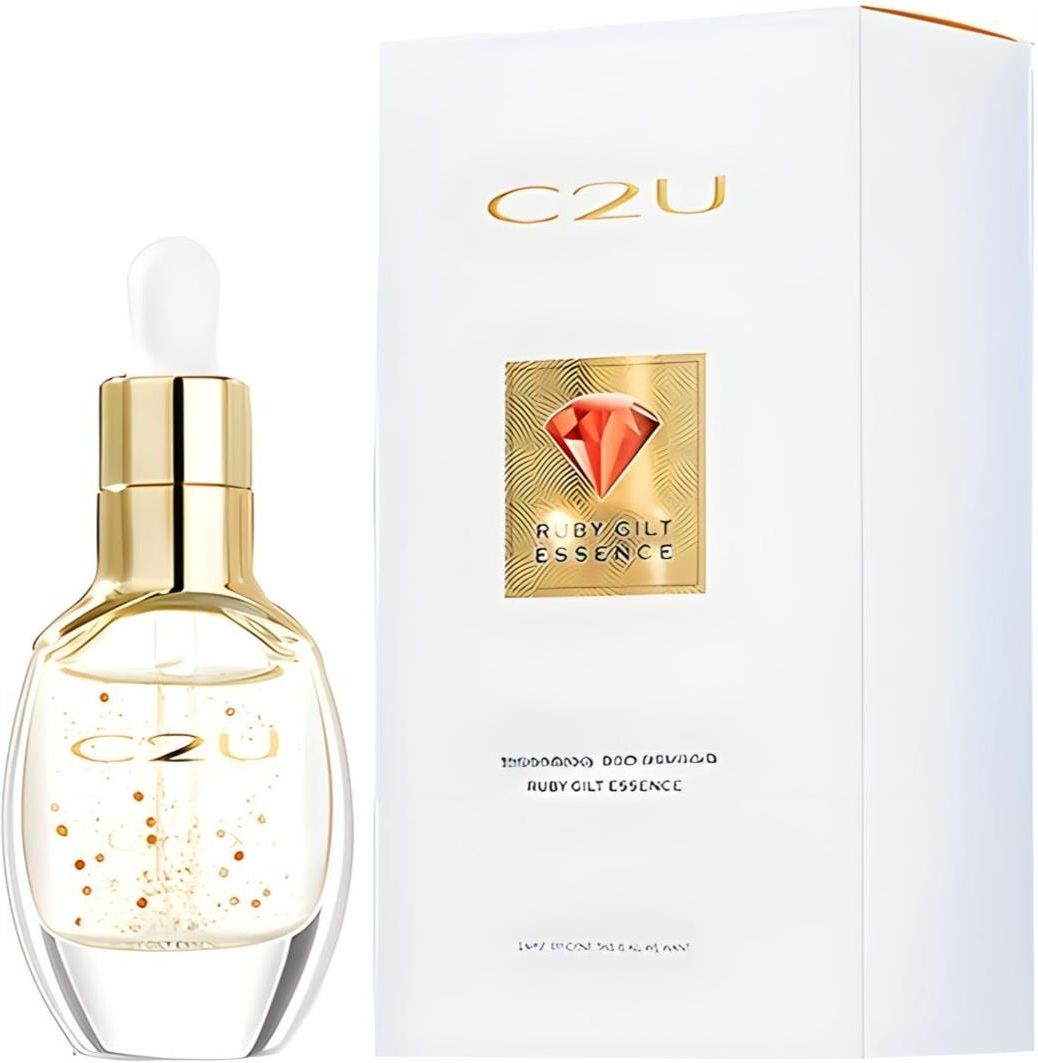 Serum do twarzy C2U Nawilżająca Esencja Peptydowo Rubinowa 35ml ...