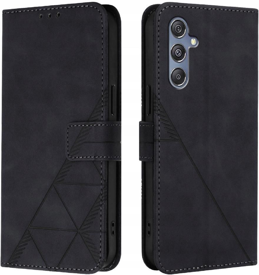 Etui Do Samsung Galaxy M34 5G Flip Folio Book Protective Skóra Pu Karty ...