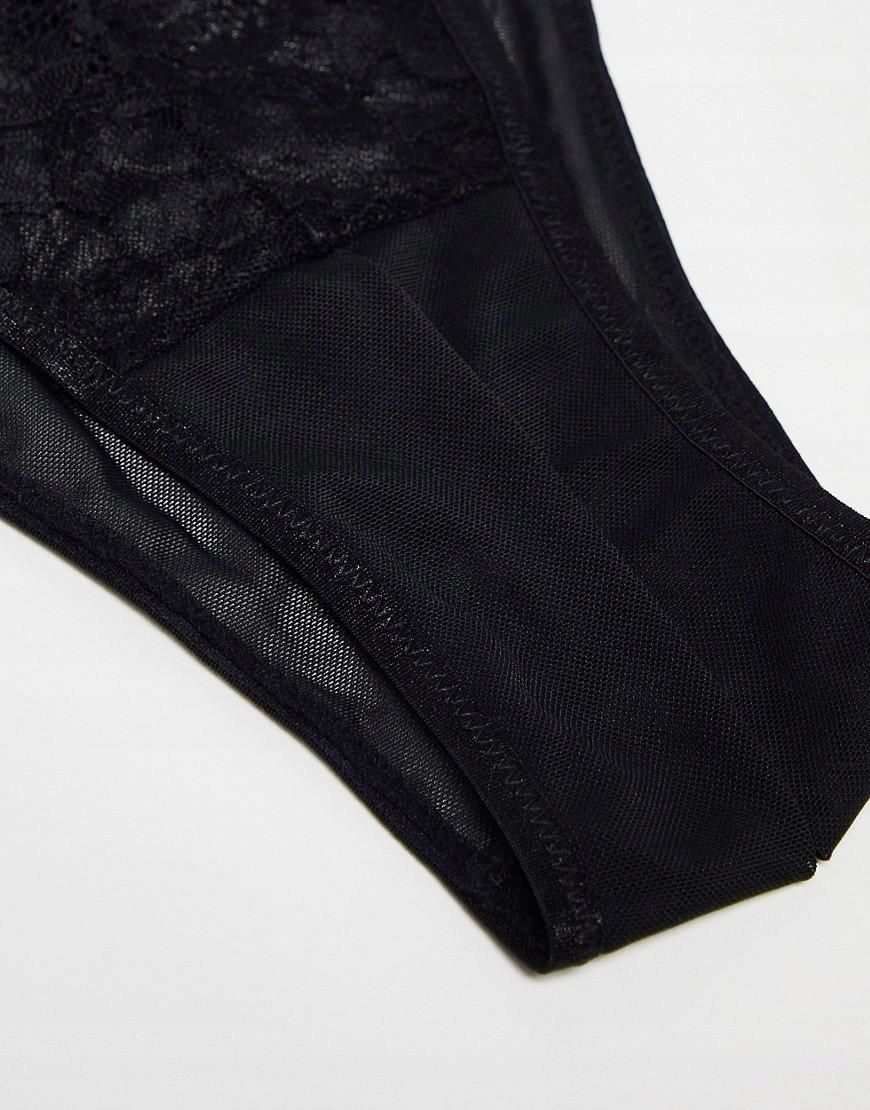 Ann Summers xbw Czarny Koronkowy Komplet Bielizny Dwuczęściowy M NH8 ...