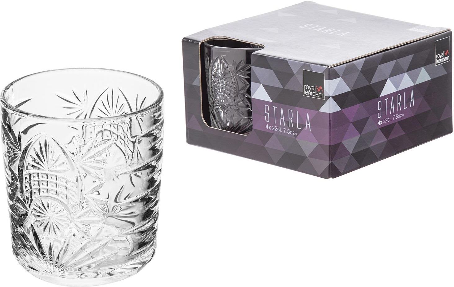 Altom Design Niskie Szklanki Do Soku Whisky 220Ml Royal Leerdam Starla ...