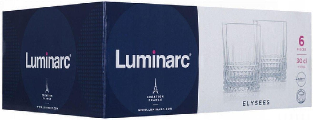 Luminarc Elysees Szklanki Do Whiskey Whisky 300Ml - Opinie i atrakcyjne ...