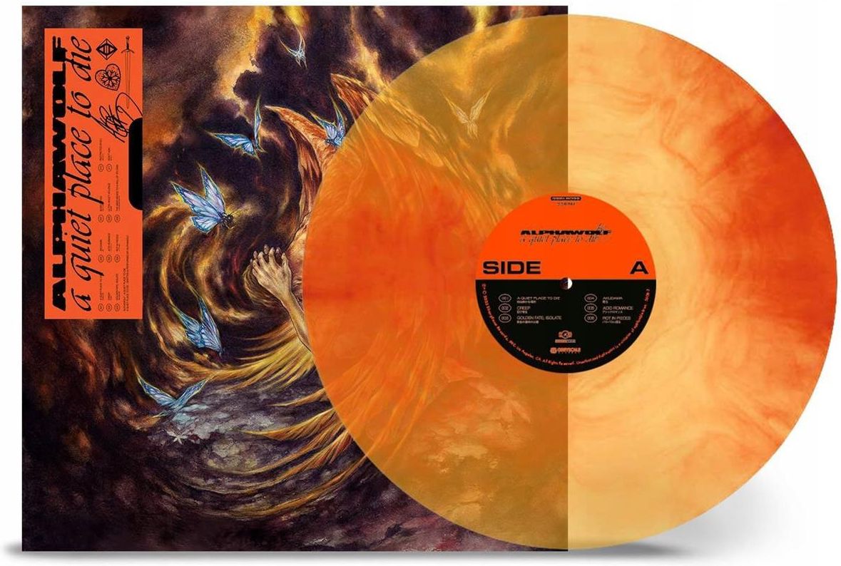 Płyta winylowa Alpha Wolf - A Quiet Place To Die (Orange Opaque) (Winyl ...