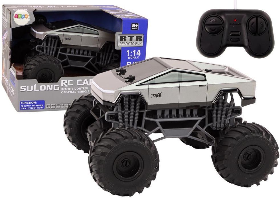 Lean Toys Auto Terenowe Zdalnie Sterowane Rc 1:14 Truck Szare - Ceny i ...