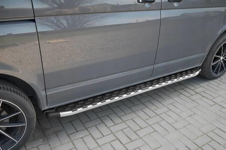 Chromemaster Stopnie Boczne Progi Vw Short T6 2015- Srebrne - opinie i ceny na Ceneo.pl