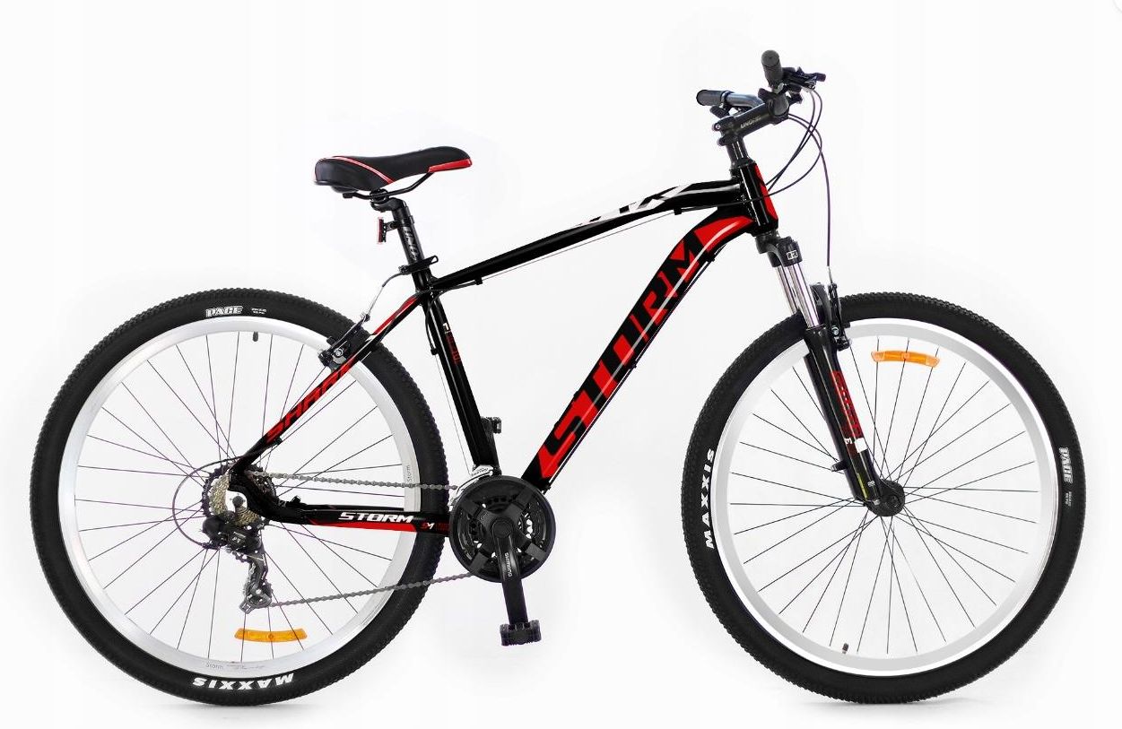 Storm Shark 2X Vbr T 19 Czarny-Biały-Czerwony 29 2024 - Rowery Górskie ...