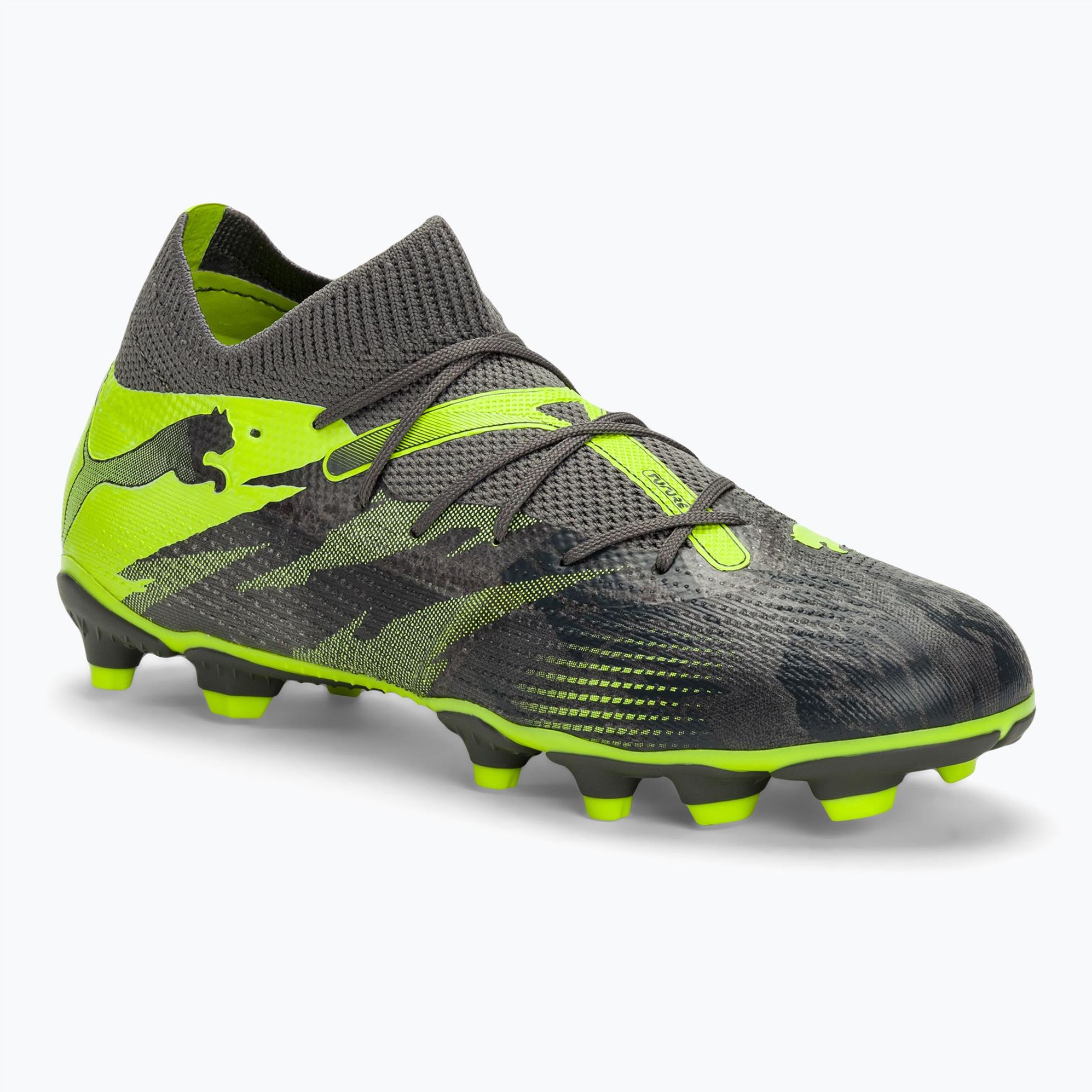 Buty Piłkarskie Dziecięce Puma Future 7 Match Rush Fg/Ag Strong Gray ...