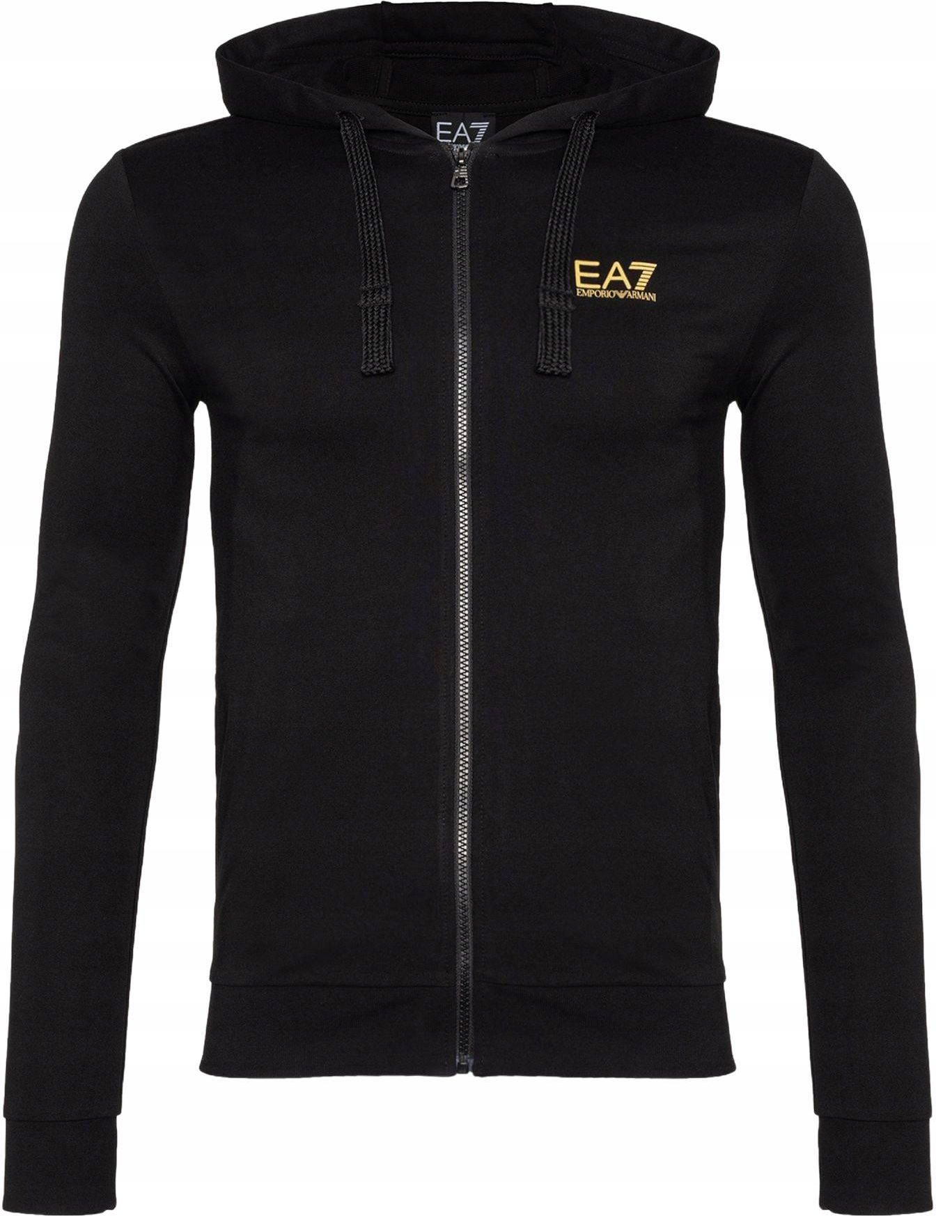 Bluza męska EA7 Emporio Armani Train Core ID Hoodie Fz Coft black/gold L - Ceny i opinie - Ceneo.pl