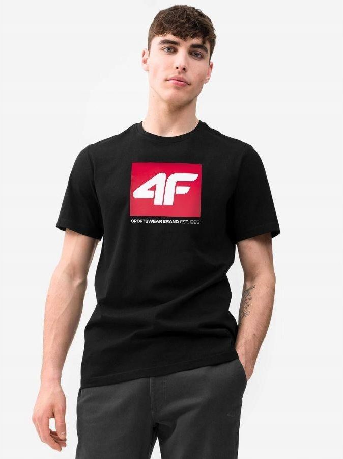 Koszulka Męska 4F T-shirt Podkoszulek Bluzka Sportowa Na Co Dzień ...
