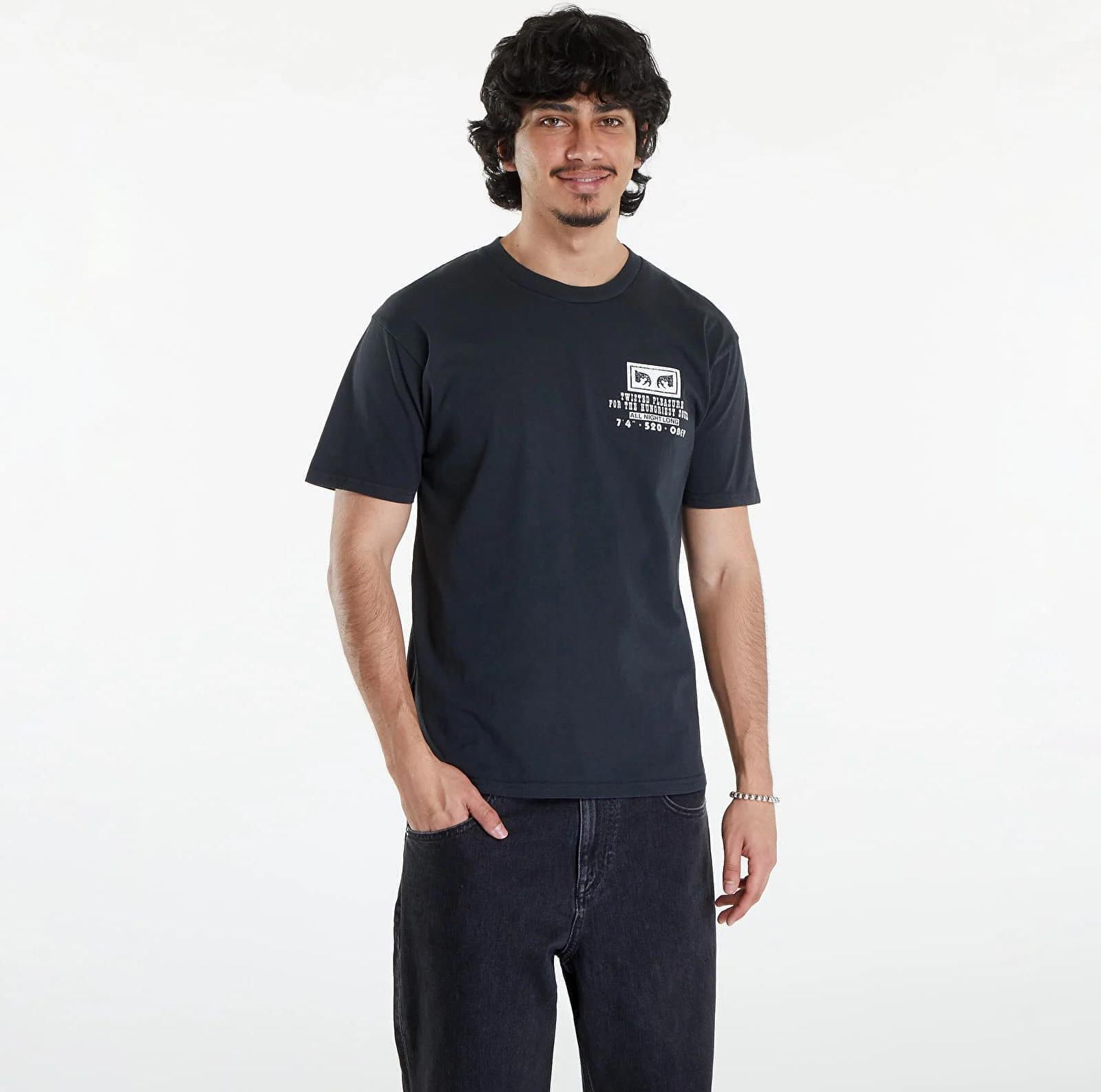 OBEY Twisted Pleasure T-Shirt Pigment Vintage Black - Ceny i opinie ...