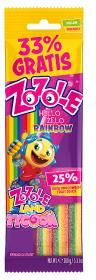 Zozole Hello Żelo Rainbow Tęczowe żelki o smaku owocowym super kwaśne ...