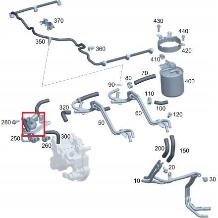 Mercedes Diesel Om642 V6 Wąż Przewód Paliwa A6420706181 - Opinie i ceny ...