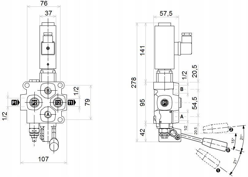 Galtech Rozdzielacz Q45-F1S[N]1X103/A1/D41/12V-F3D - Opinie i ceny na ...