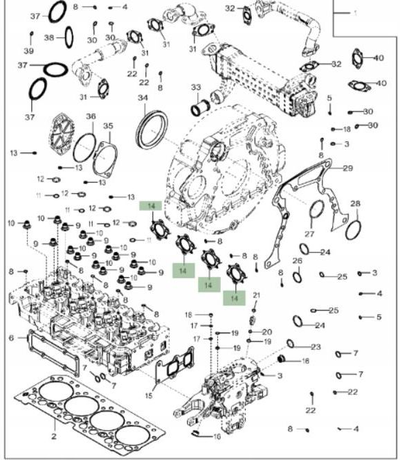 John Deere Uszczelka Kolektora Wydechowego R544294 - Opinie i ceny na ...