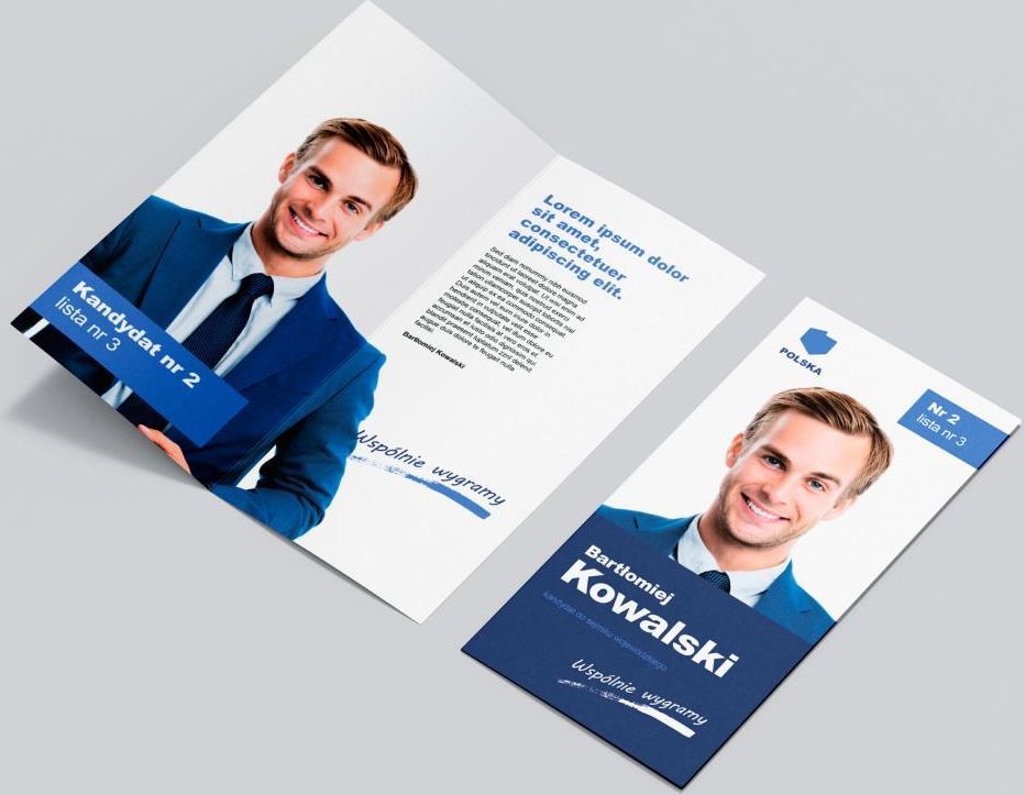 Chroma Foldery Wyborcze 1000 Szt. A5 - 210x148mm Kreda Błysk 130G Kolor Dwustronnie (4/4) - Ceny ...