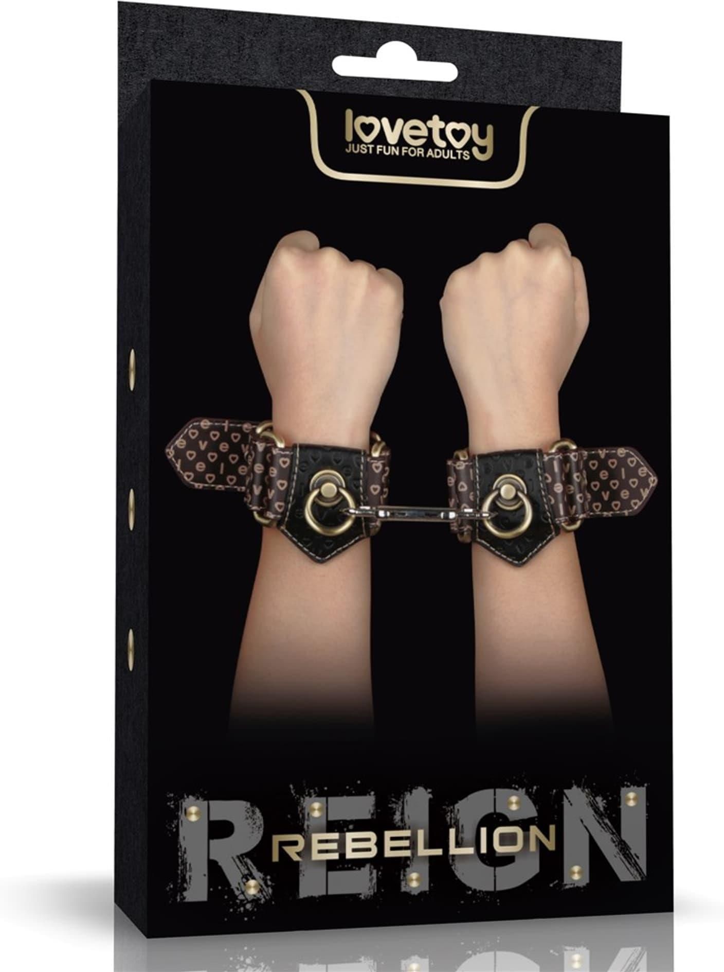 Lovetoy Kajdanki Rebellion Reign Handcuffs Czarne - Ceneo.pl