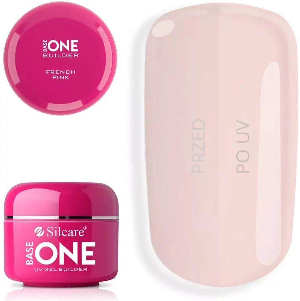 Silcare Gel Base One Żel Budujący Do Paznokci French Pink 50g - Opinie i ceny na Ceneo.pl