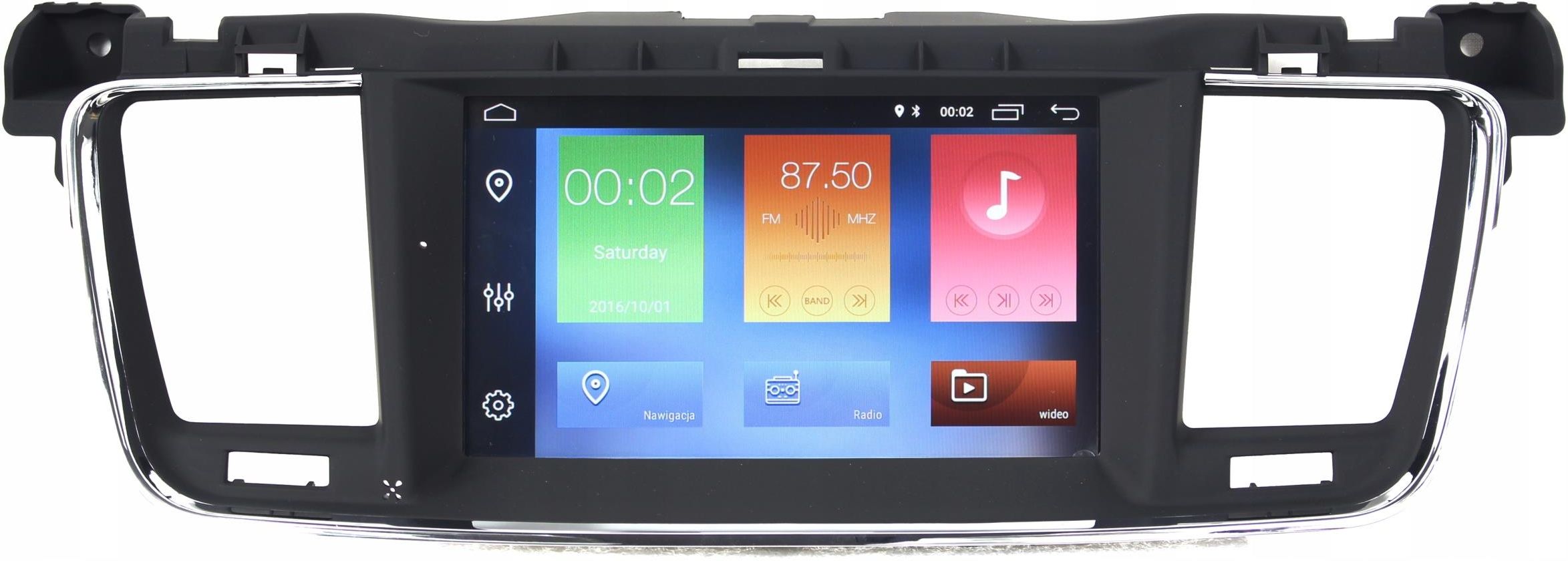 Radioodtwarzacz samochodowy Smart-Auto Radio Nawigacja Gps Peugeot 508 ...