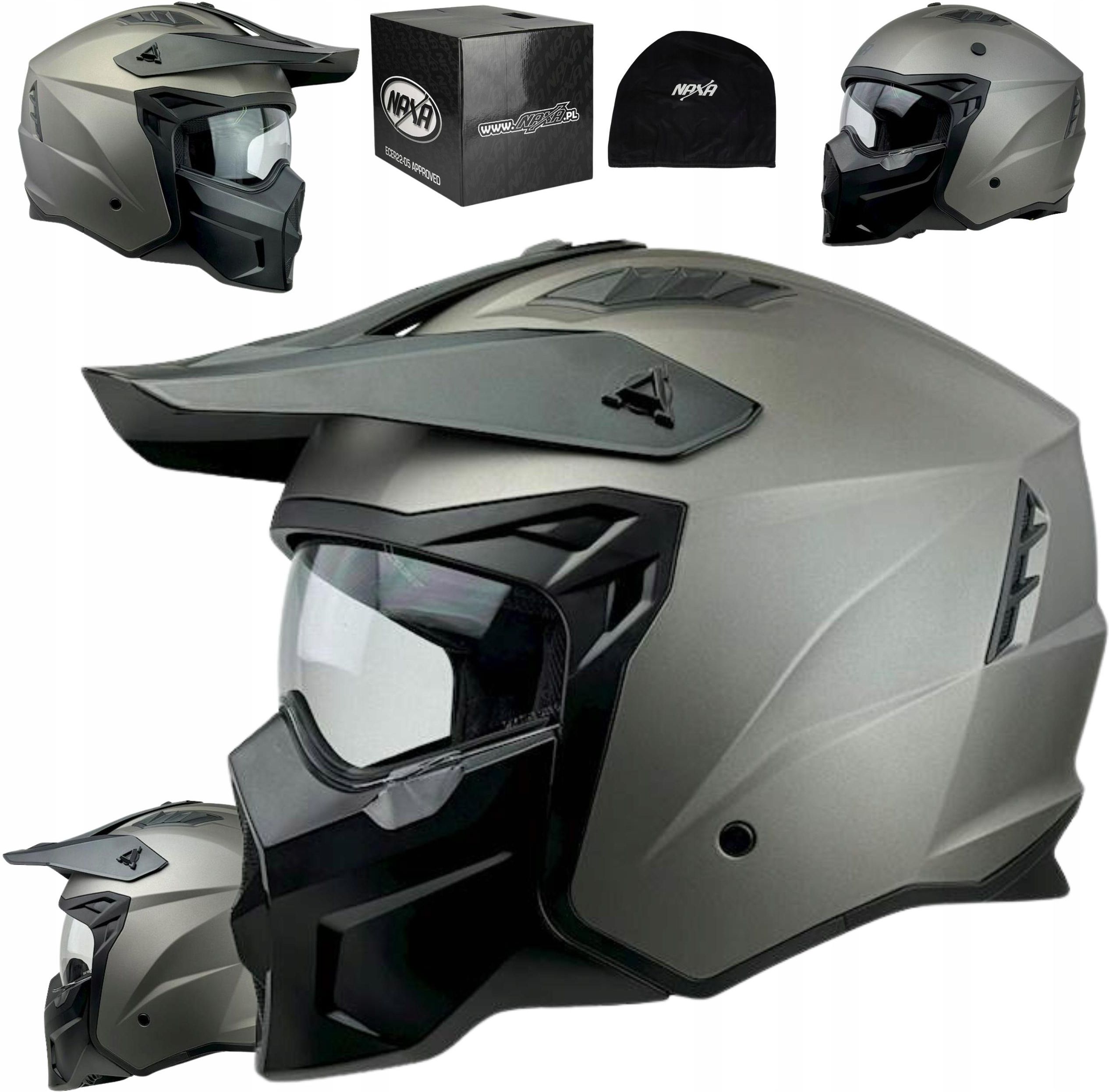 Kask motocyklowy Naxa Otwarty S31 - Opinie i ceny na Ceneo.pl