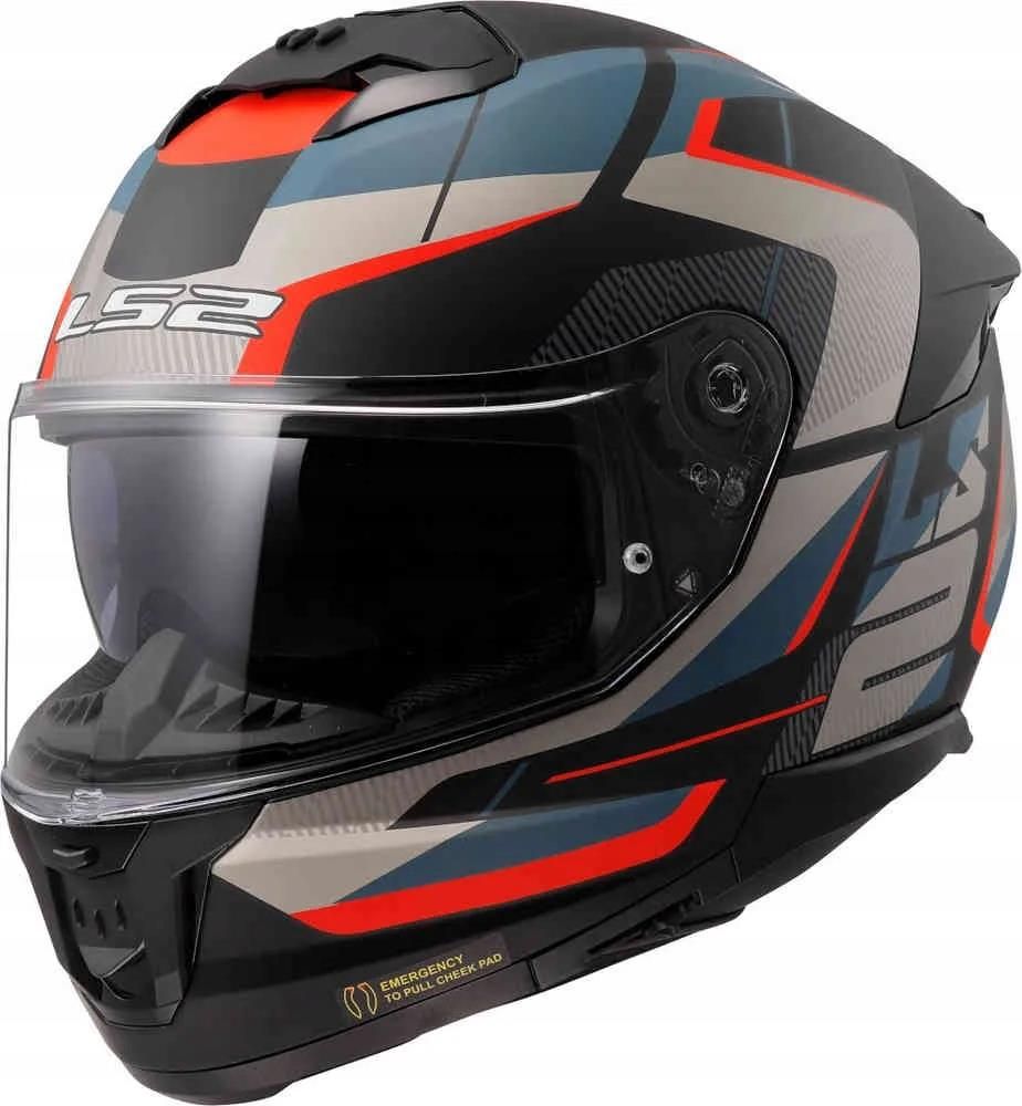 Kask motocyklowy Ls2 Ff808 Stream Ii System Pinlock Blenda Road Matt ...