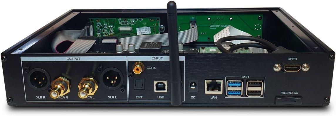 AUDIOPHONICS EVO-SABRE PACK DIY symetryczny DAC 2xES9038Q2M i Streamer ...