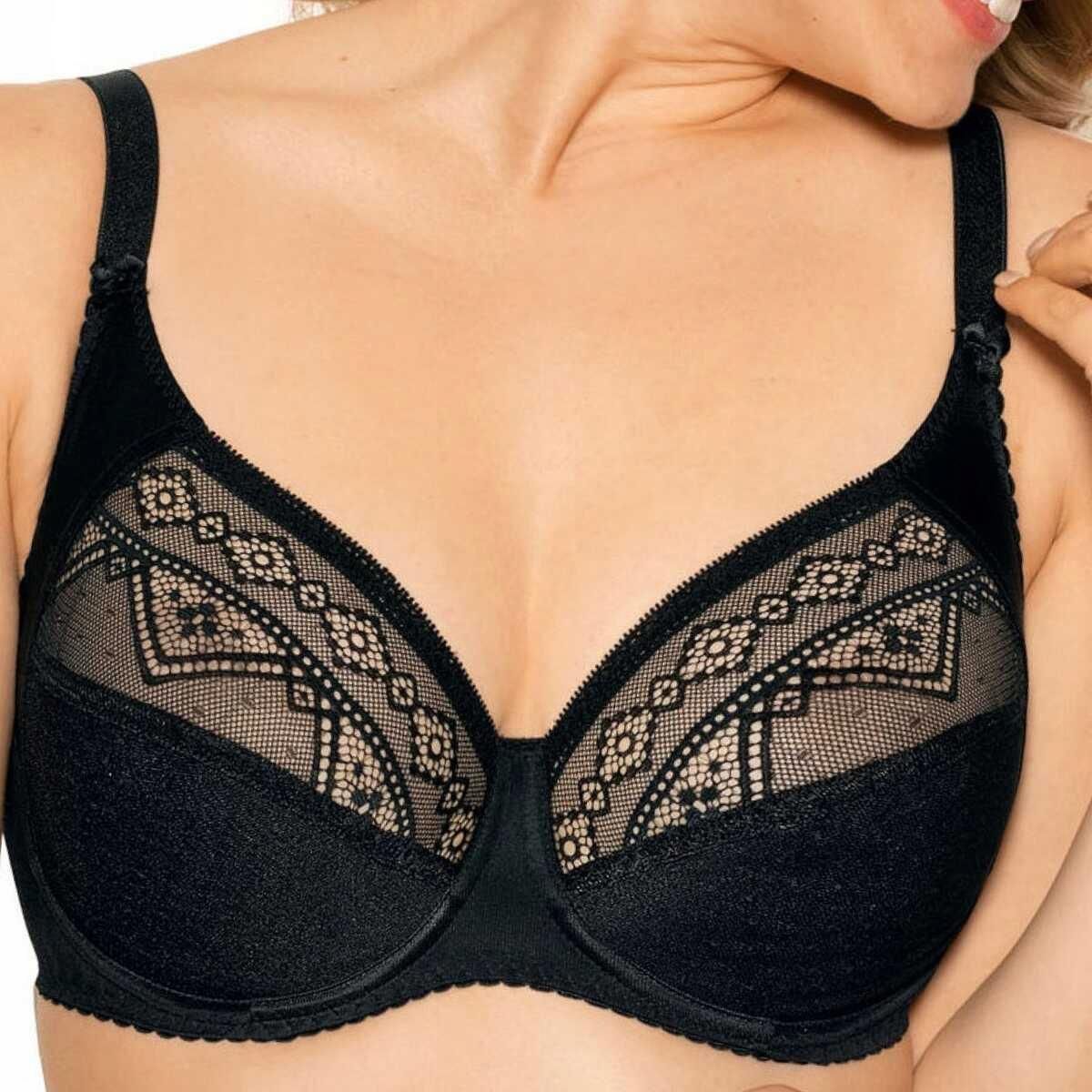 Biustonosz 059 Nancy czarny 80D - Ceny i opinie - Ceneo.pl