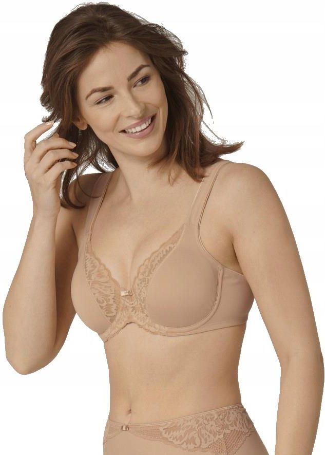 Biustonosz Triumph Modern Lace+Cotton W 075 F - Ceny i opinie - Ceneo.pl