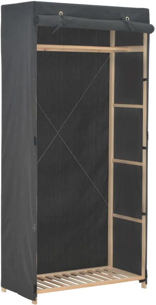 Zakito Europe Szara Szafa Organizer 79X40X170 Cm Drewno Jodłowe ...