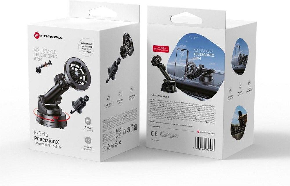 Forcell F-Grip Precisionx Uchwyt Samochodowy Do Szyby/Deski/Kratki ...