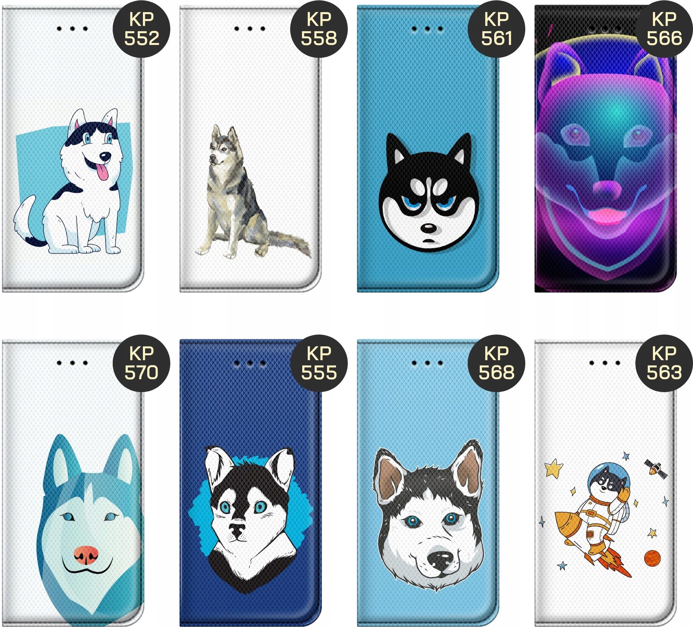Etui Z Klapką Do Xiaomi Poco X3 Pro 5G Husky Psy Pieski Futerał Case ...