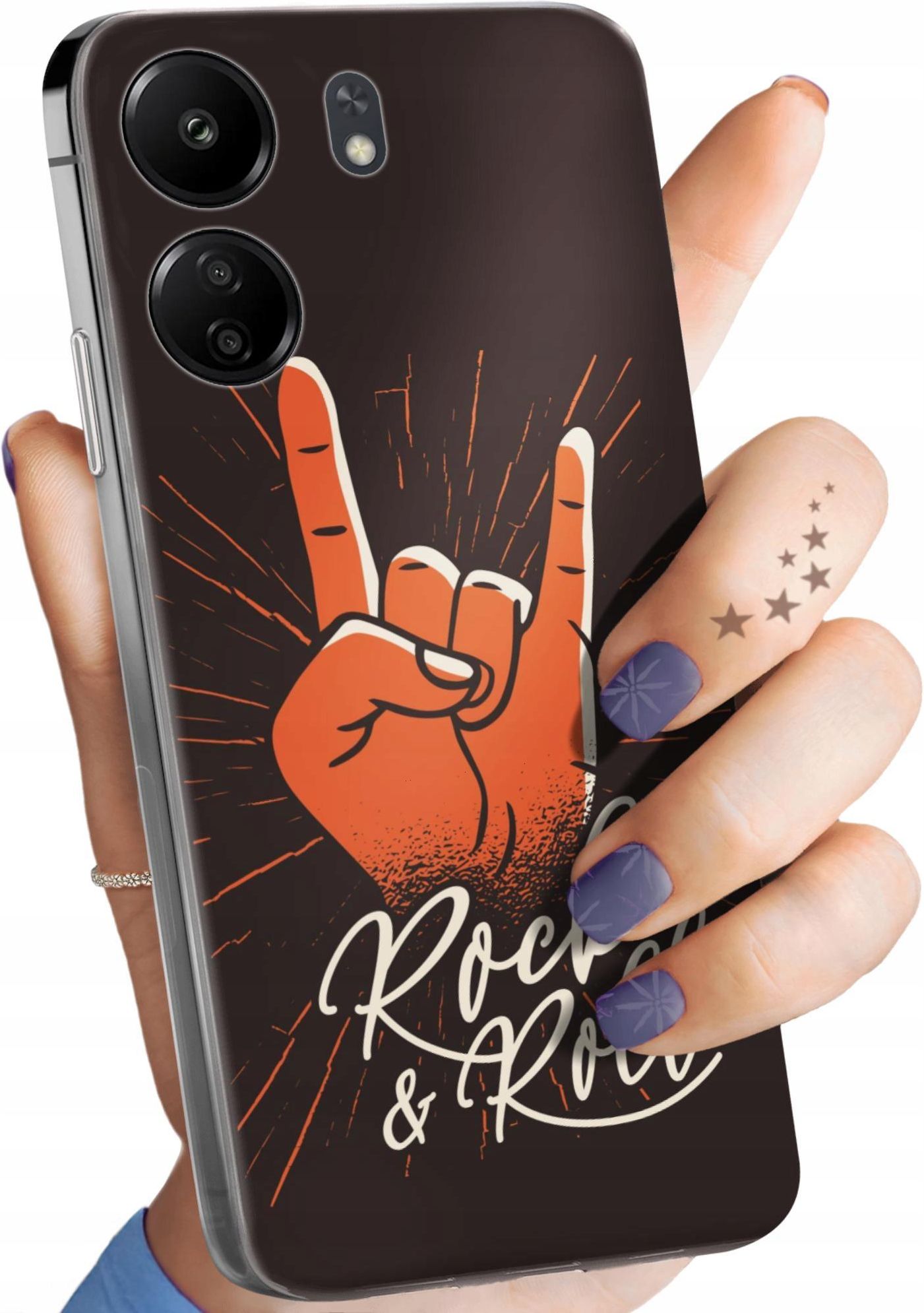 Etui Do Xiaomi Redmi 13C 4G Rockowe Rock And Roll Gitara Punk - Etui na ...