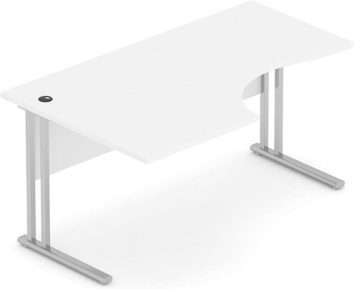 Office Style Biurko Standard Narożne Lewe Z Metalowym Stelażem ...