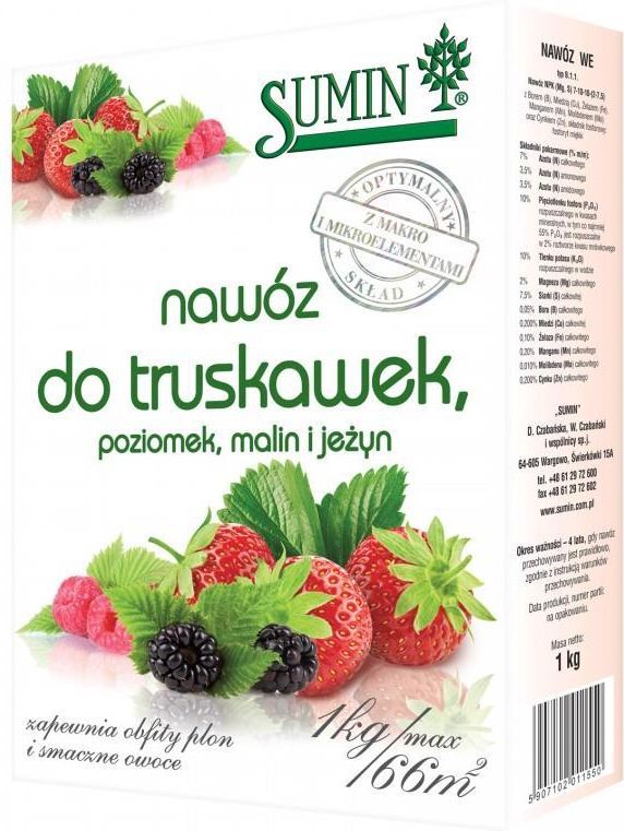 Nawóz Sumin Nawóz Do Truskawek Karton 1kg - Ceny i opinie - Ceneo.pl