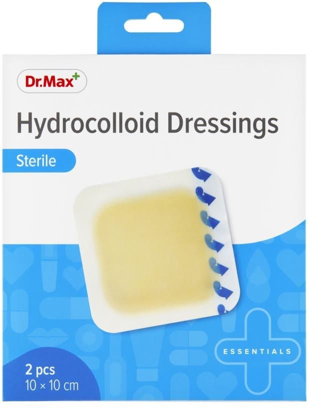 Dr.Max Hydrocolloid Dressing Sterile opatrunek hydrokoloidowy 10 x 10 ...